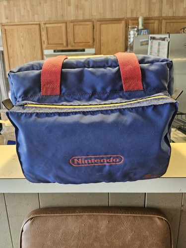 **VINTAGE** Nintendo NES Z-Bag Blue/Red Travel Bag Console Carrying ...