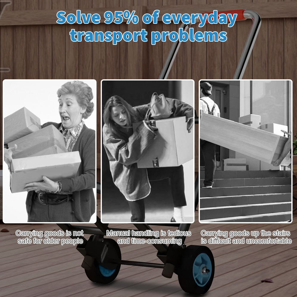 Sack Truck Barrow Heavy Duty Trolley Hand Truck Transport Parcels Boxes ...