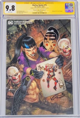 Harley Quinn #75 Batman #251 Homage Cover B Signed & OA Remark Sketch ...