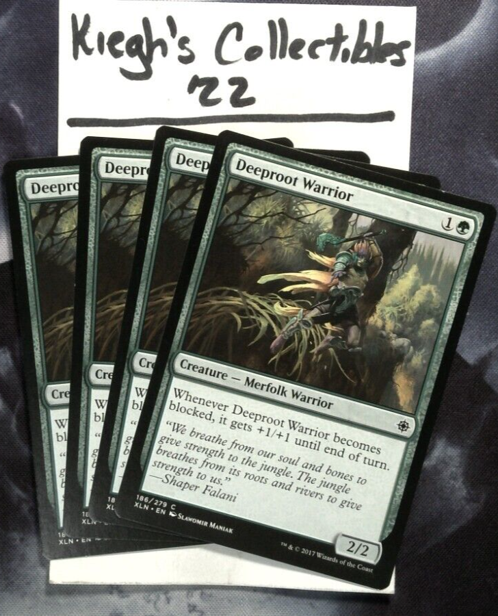 Mtg Deeproot Warrior x4 | eBay