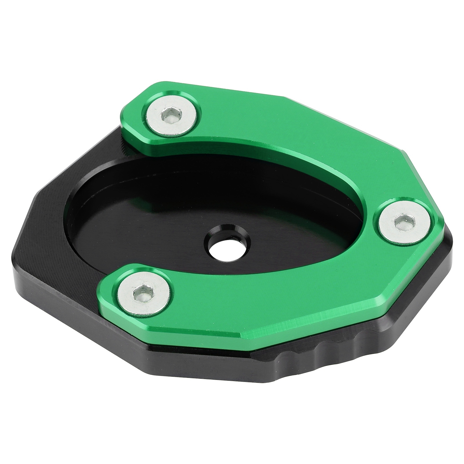 *Green Motorcycle Kickstand Plate Side Stand Extension Pad KSP‑106‑set ...