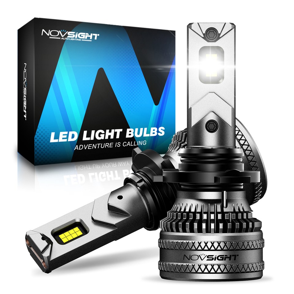 NOVSIGHT LED Headlight Bulbs H4 H11 H13 9004 9005 9006 9007 High Low ...