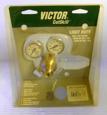 Victor SR6-15-200R-CS 0781-2546 Light Duty Acetylene Regulator SR5/150 ...
