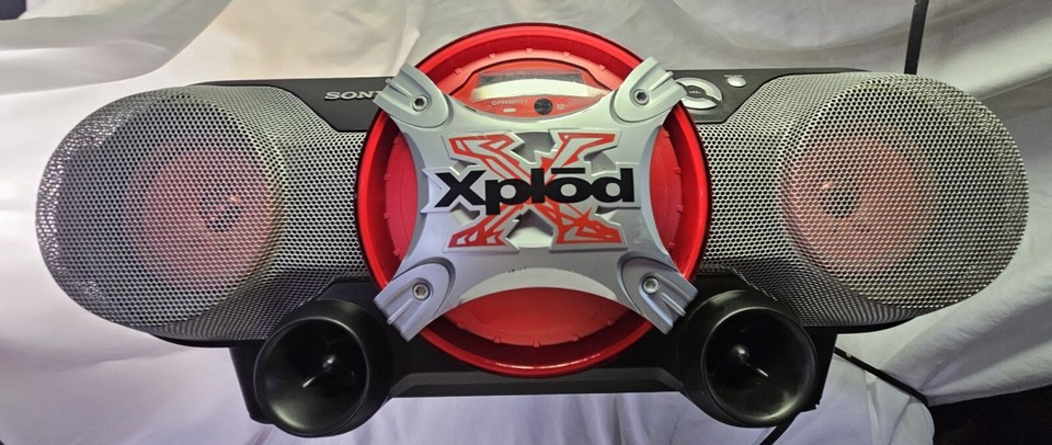 Sony Xplod CFD-G505 Boombox CD Radio Cassette-Corder Tested Working | eBay