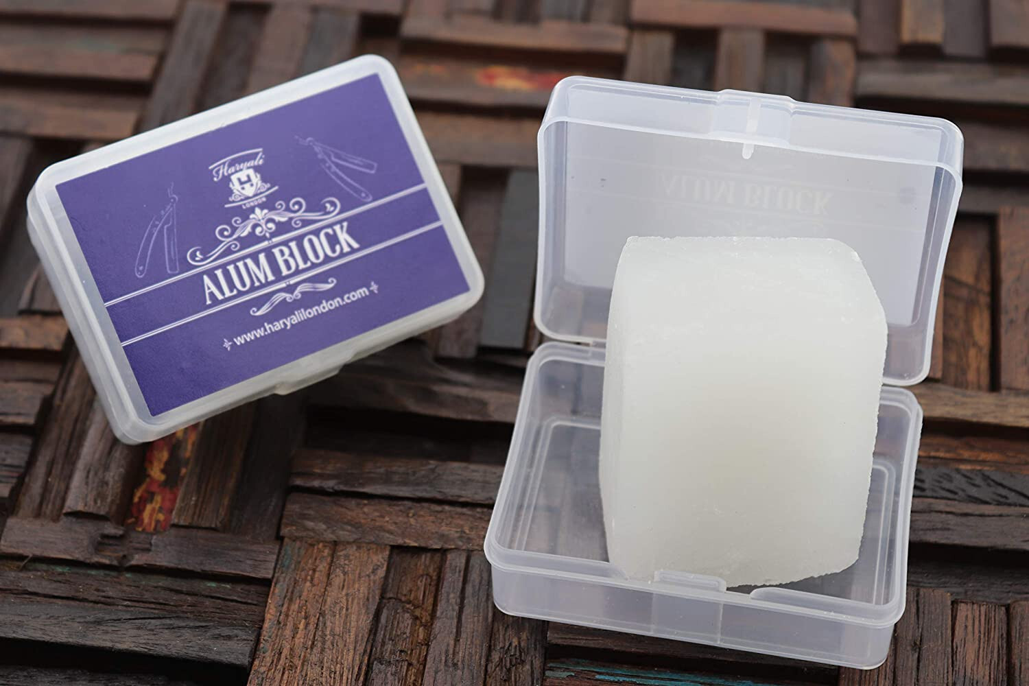 Shaving Alum Block 110g Aftershave Antiseptic Blood Stopper Accidental ...