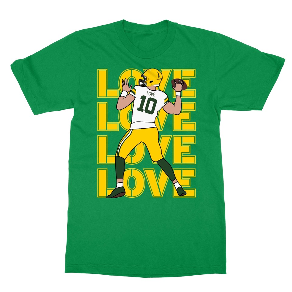 Jordan Love Green Bay Packers Quarterback Player Unisex T-Shirt | eBay