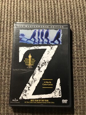 Z 1969 DVD COSTA-GAVRAS FILM OOP WELLSPRING PRINT MASTERWORKS EDITION ...