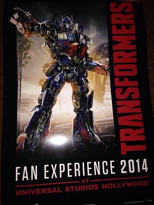 Botcon 2014 Transformers Universal Studios Fan Experience Lithograph ...