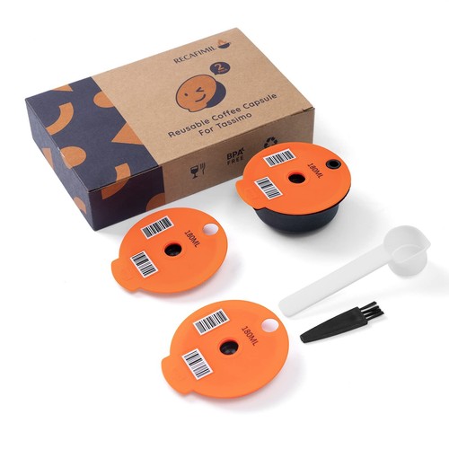 Capsule de café rechargeable pour Tassimo B0sch-s Capsule de café ...