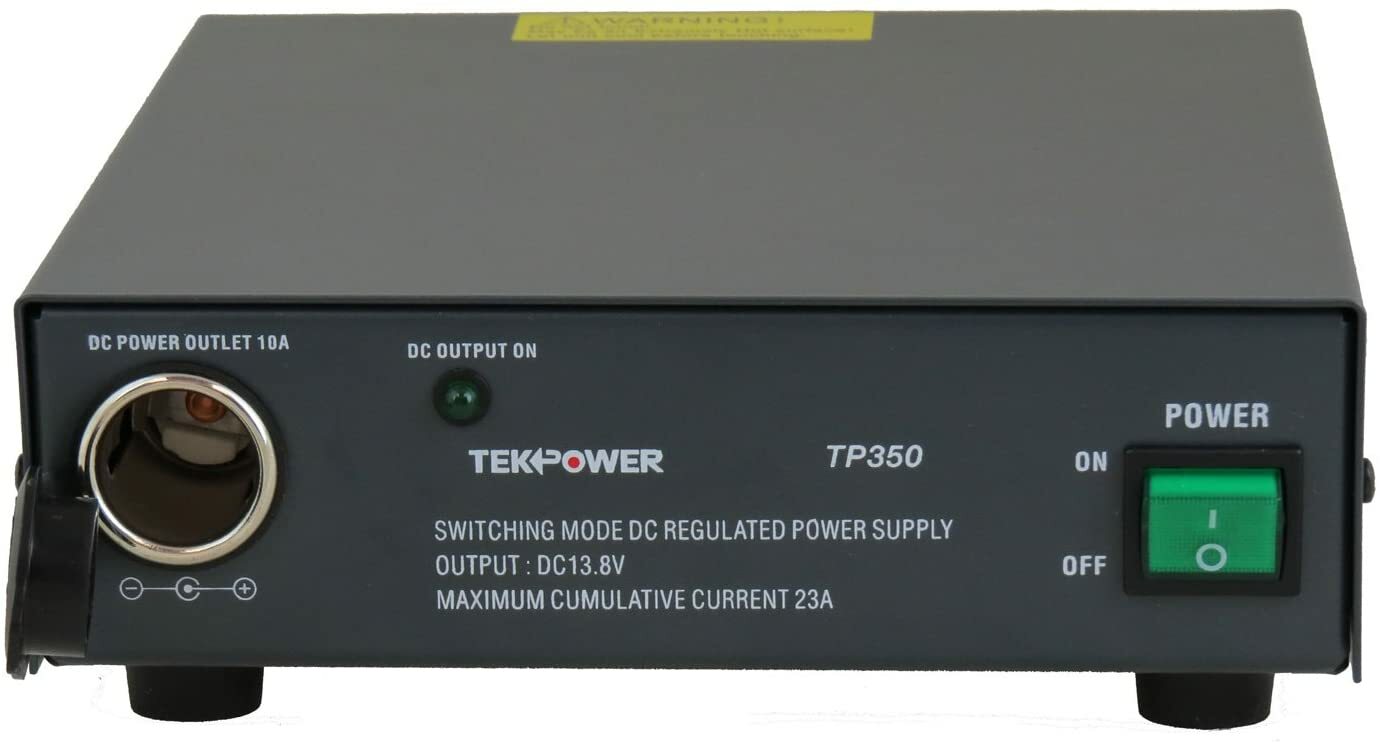 TekPower TP350 23 Amp DC 13.8V Switching Power Supply with Cigarette ...