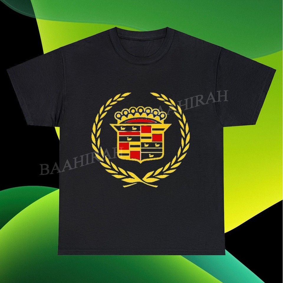 New Cadillac Classic logo American Funny T-Shirt Size S to 5XL | eBay