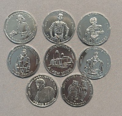 Star-Wars Collectible Coins Set. 8 Coins Included. Coin Lot. A New Hope ...