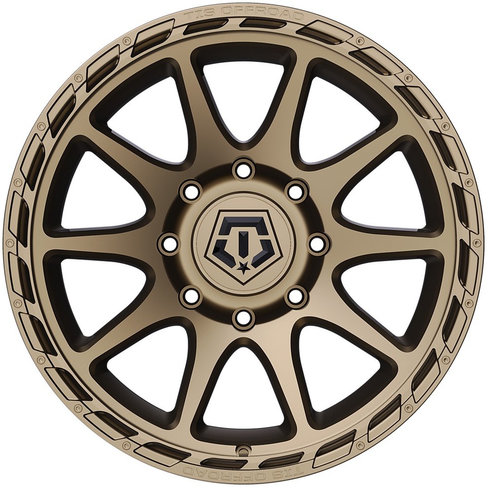 (Set of 4) TIS 563BZ 22x12 8x6.5" -44mm Bronze Wheels Rims 22" Inch ...