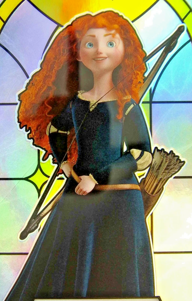 2025 Kakawow Phantom Disney Merida from Brave Stained Glass Gold /10 | eBay