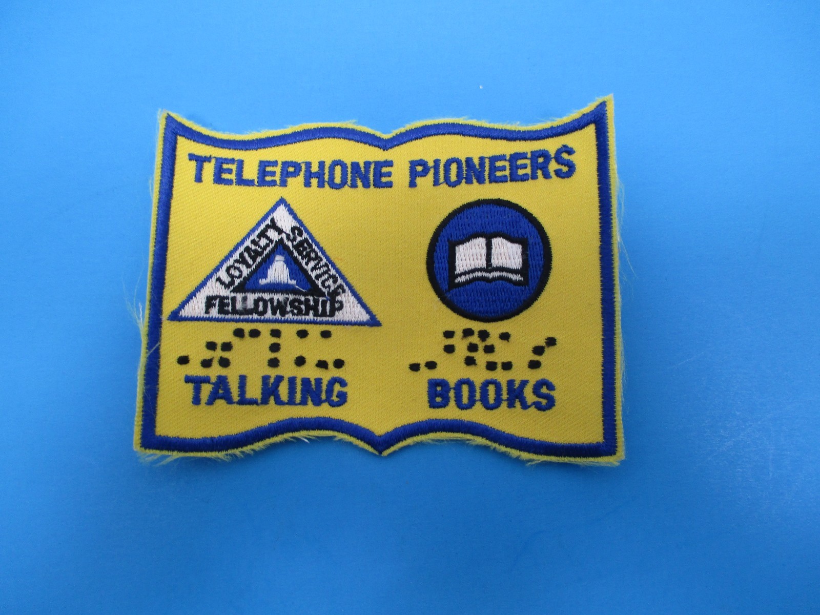 Vintage Telephone Pioneers Patch Talking Books Loyalty Fellowship ...