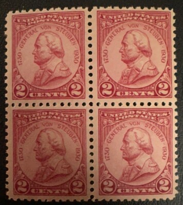 US Stamps #689 MNH OG Block of 4 | eBay