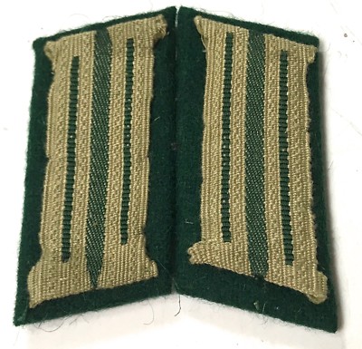 WWII GERMAN HEER M36 TUNIC COLLAR TABS LITZEN-PANZER GRENADIER | eBay