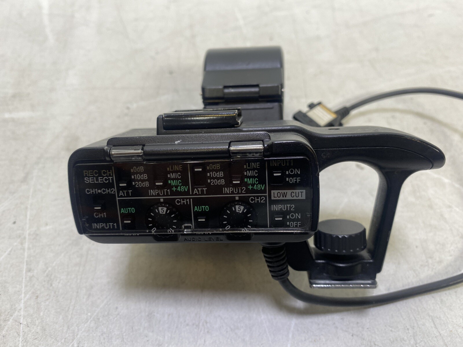 Sony XLR Adapter Kit - XLR-A1M with Sony ECM-NV1 Electret Condenser XLR ...