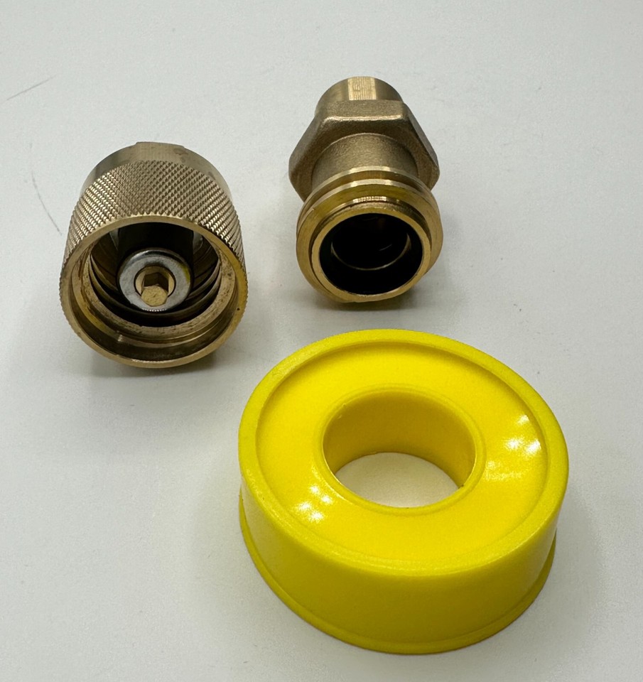 LPG Tank Connector Kit, Forklift PROPANE Male & Female SAME DAY ...