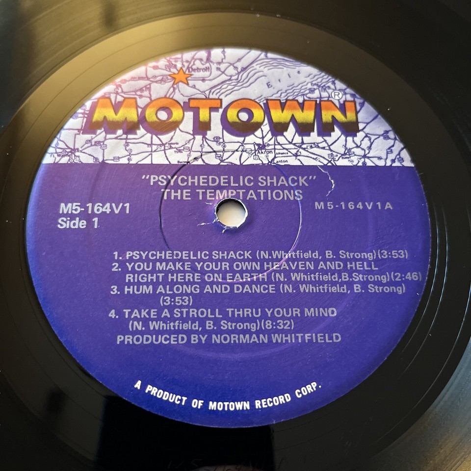 The Temptations - Psychedelic Shack - NM Vinyl LP - 1981 Motown M5 ...