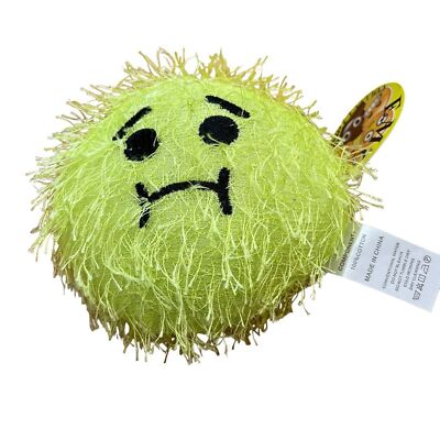 Emoji Sad Smiley Plush Fuzzy Yellow Black Eyes 5” Tall | eBay