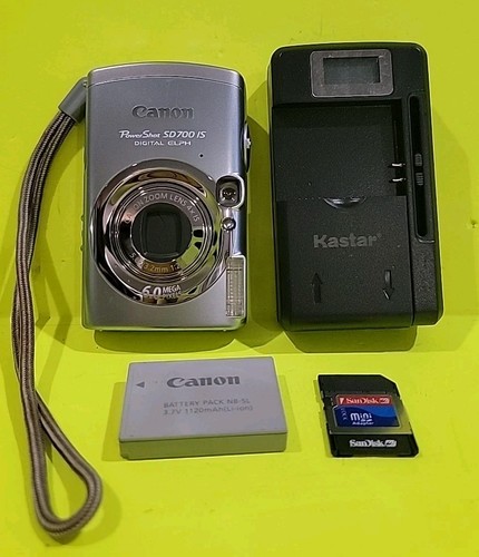 Canon PowerShot ELPH SD700 IS Digital Camera 6 Mega Pixel With 1gb Mem ...