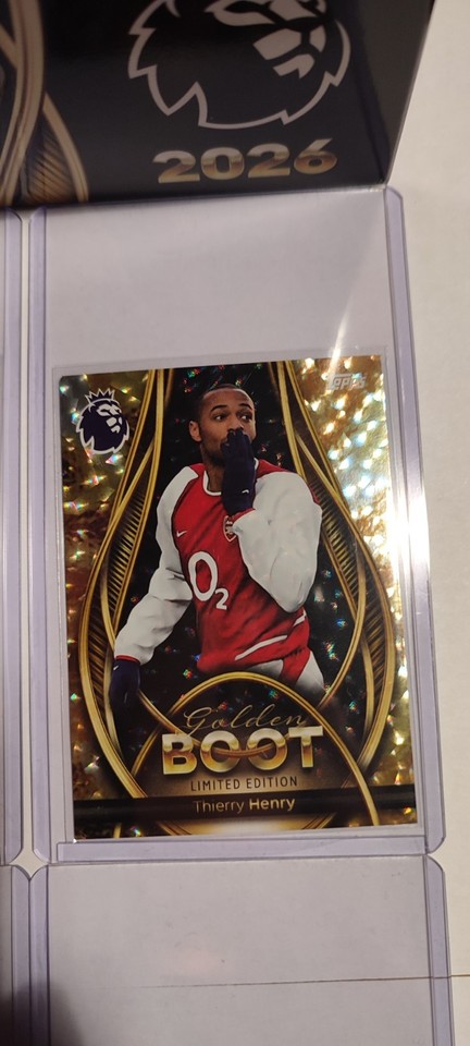 Topps Premier League Golden Boot Cards Limited Edition Complete Set ...