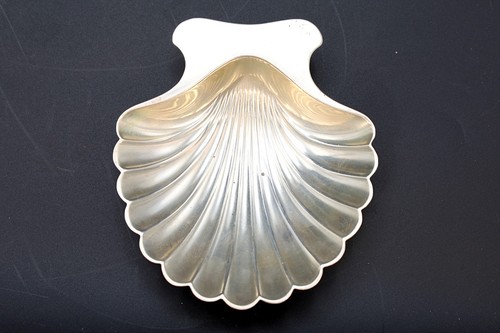 Retired Model Tiffany’s And Co Scallop Shell Dish, 925 Sterling Silver ...