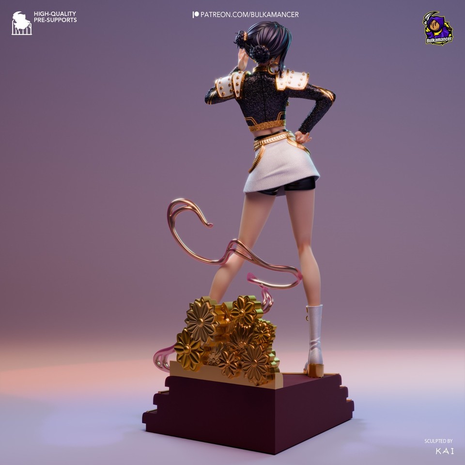 Zoey - KPop Demon Hunters 1/8 Diorama Figure Statue 3d Print Model Kit ...