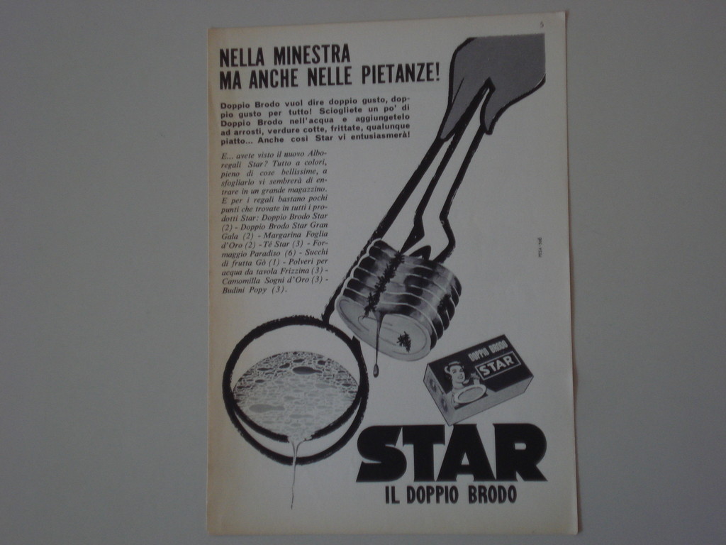 advertising Pubblicità 1962 DOPPIO BRODO STAR | eBay UK