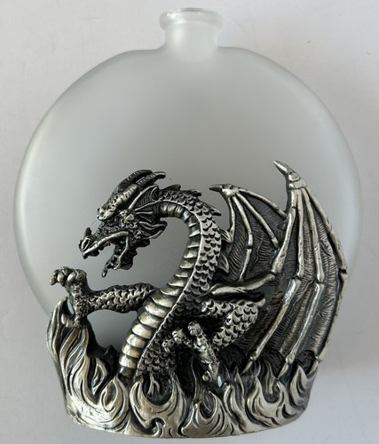 The Summit Collection Pewter Dragon Oil Lamp Flask Vase | eBay