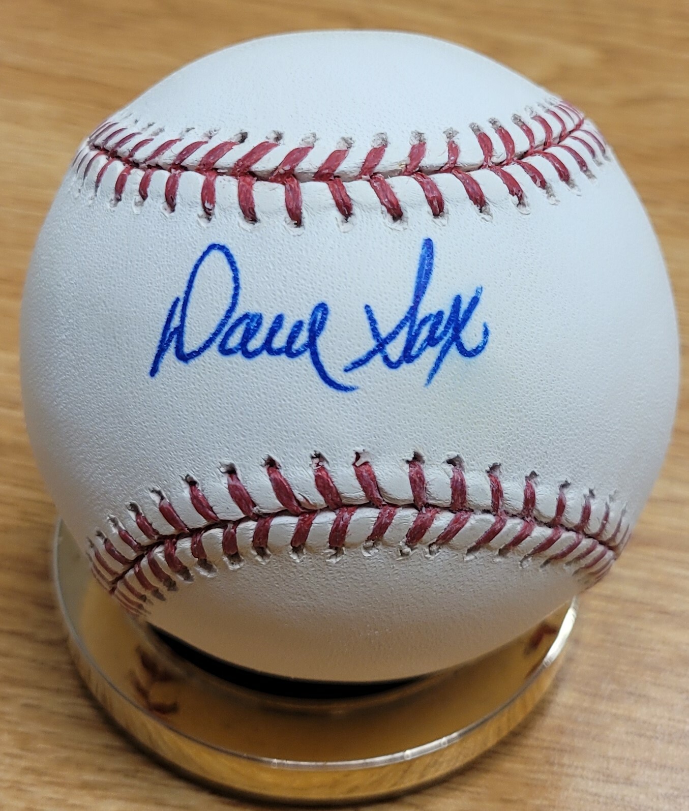 AUTOGRAPHED DAVE SAX Official Major League Baseball -w/COA | eBay
