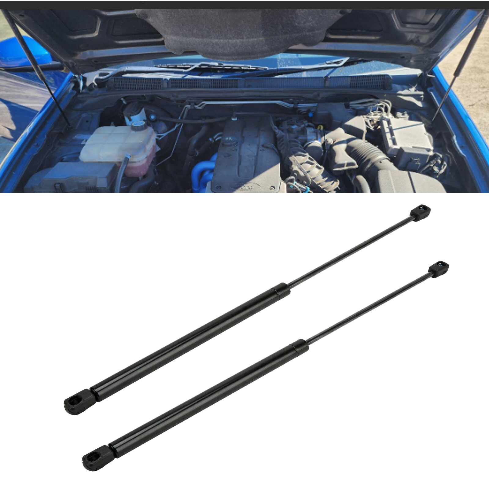 Pair L+R Bonnet Tailgate Gas Struts for Ford Falcon Fairmont FPV BA,BF ...