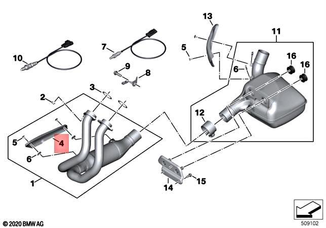New BMW Genuine K80 K81 K82 K83 K84 0B18 0B28 0B38 Trim Manifold ...