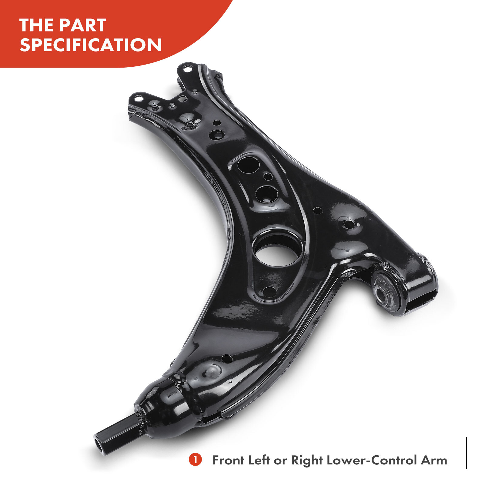 2x Lower Front Control Arm for VW Polo 9N Skoda Fabia 5J Roomster 5J7 1 ...