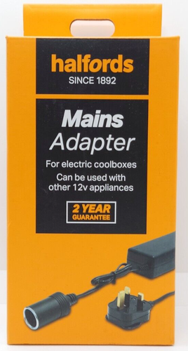 Halfords Mains To 12v Adapter Car Cigarette Output | eBay
