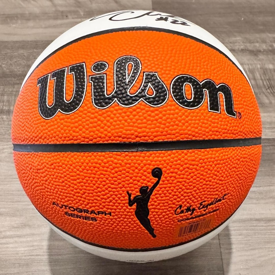 Caitlin Clark - Signed / Autographed Wilson WNBA Mini Basketball w/COA ...