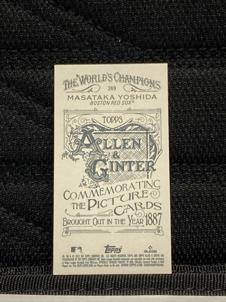2023 Topps Allen & Ginter Masataka Yoshida RC Rookie Mini A&G Back SP ...