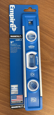 Empire Level EM81.9 9" Heavy-Duty Magnetic Aluminum Torpedo Level ...