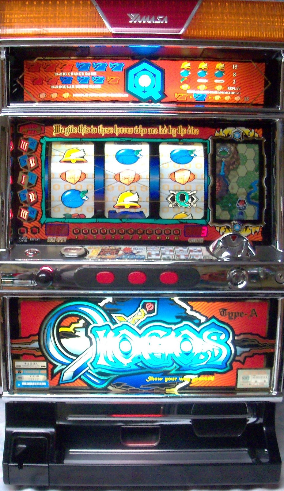 YAMASA PACHISLO SLOT MACHINE RESET & CHANGE ODDS KEY # CT-01 - READ ...