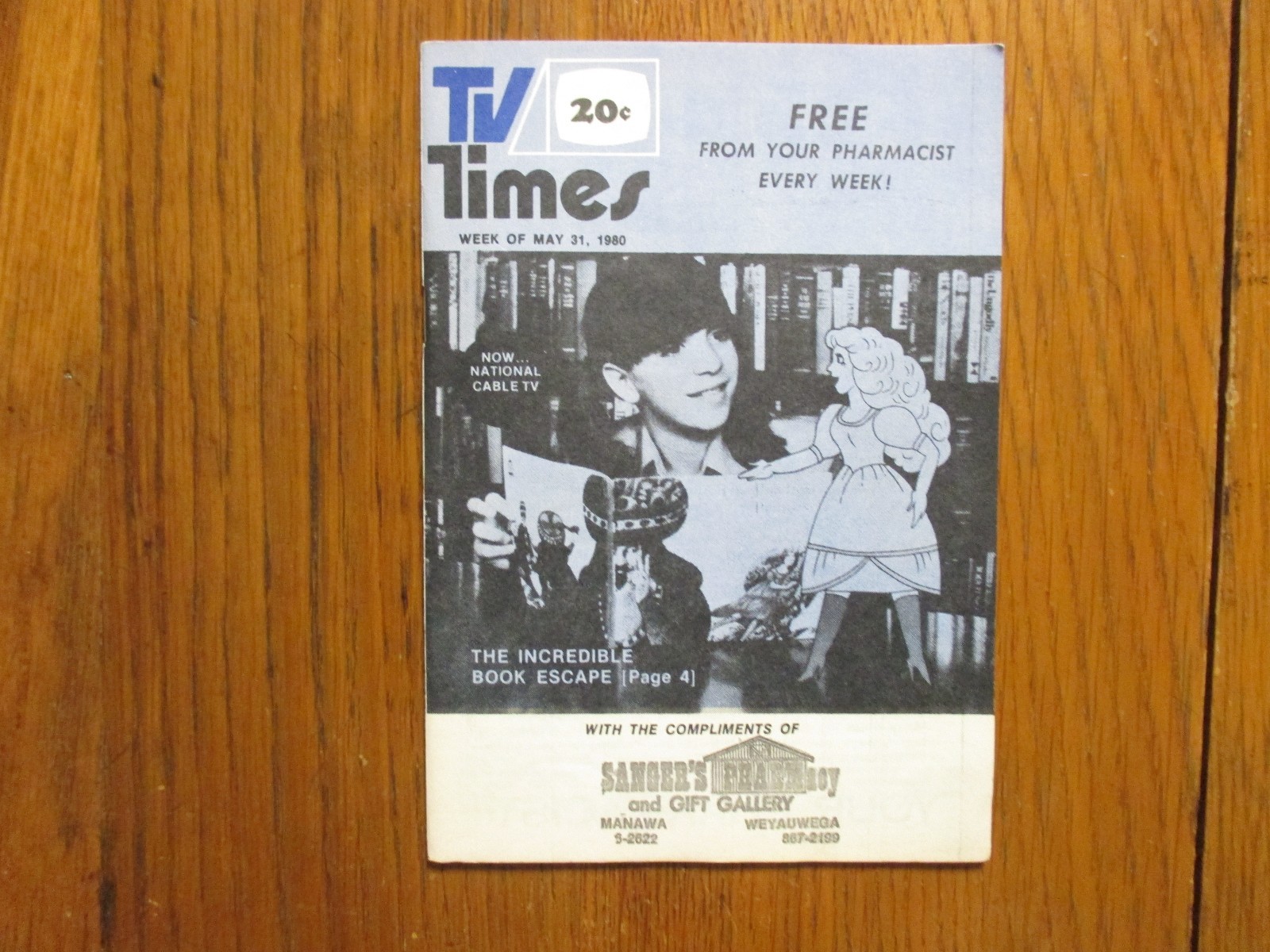 May 31, 1980 TV Times TELE-VUE Magazine(QUINN CUMMINGS/MURPHY CROSS ...