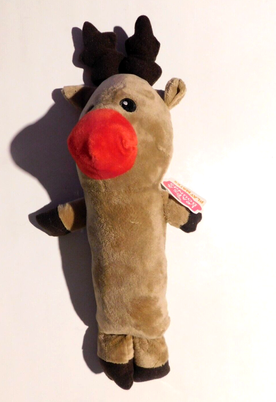 Red Nose Reindeer 12” Dog Toy w/ Squeaker Leaps & Bounds | eBay