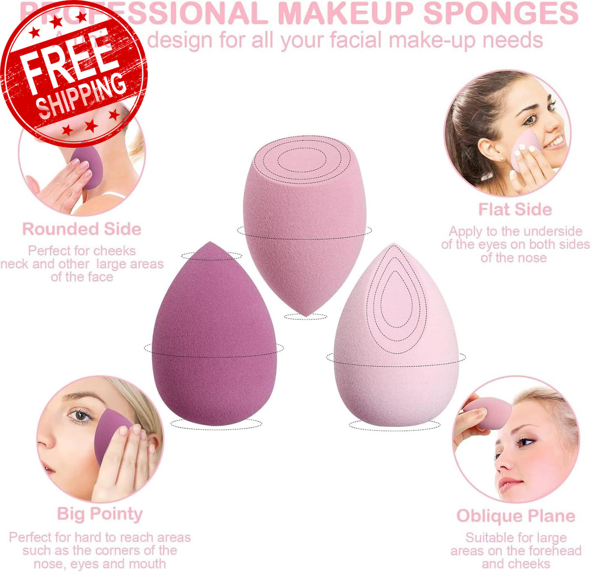 Professional Makeup Sponges | Saubhaya Makeup
