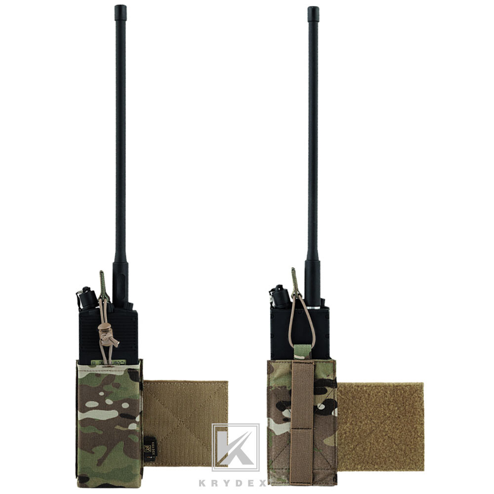 KRYDEX 2pc Tactical Radio Pouch Expander Wings for Armor Vest Chest Rig ...