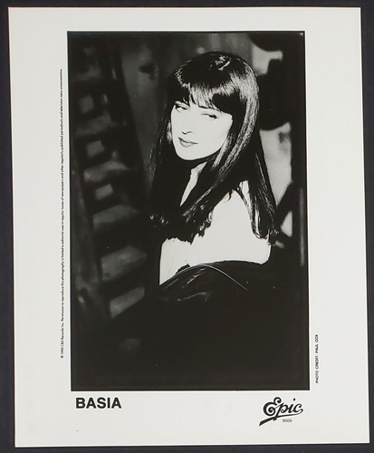 1990 Basia Singer Songwriter Poland Musician Vintage Promo Band Rock ...