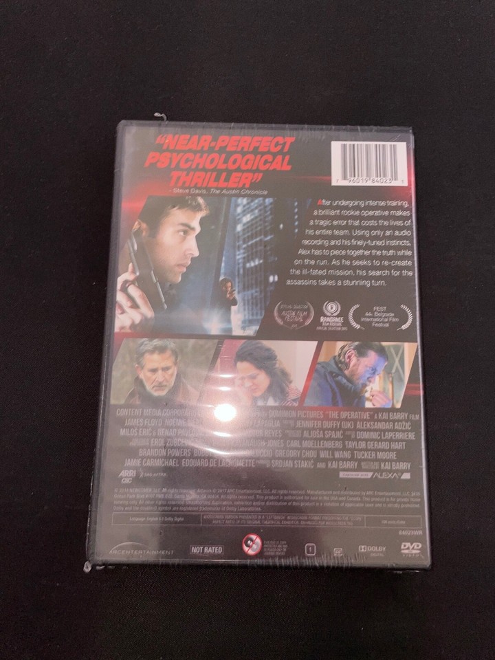 DVD The Operative BRAND NEW James Floyd Noemie Merlant Anthony Lapaglia ...