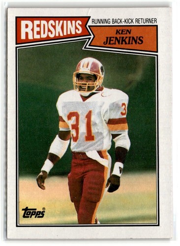 1987 Topps Football #67 Ken Jenkins Washington Redskins | eBay