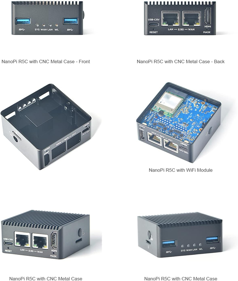 Nanopi R5C Wireless Mini Wifi Router Openwrt with Rockchip RK3568B2 Soc ...