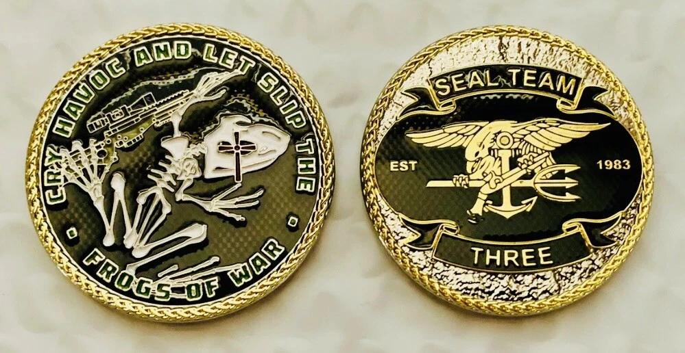Navy Seal Frog Skeleton With Trident