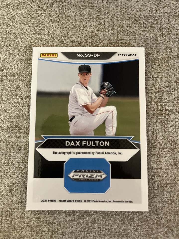 2021 Panini Prizm Draft Picks Signing Sessions Dax Fulton #SS-DF Auto ...